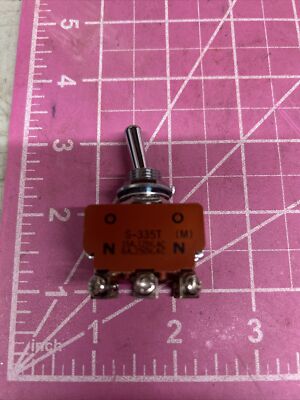 Switches S Series Toggles S-335T (M) 1pc 👀 GR8 BUY | eBay