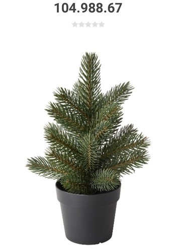 NEW Lot of 3 IKEA Vinter 2021 104.988.67 Mini 10” Christmas Trees ...