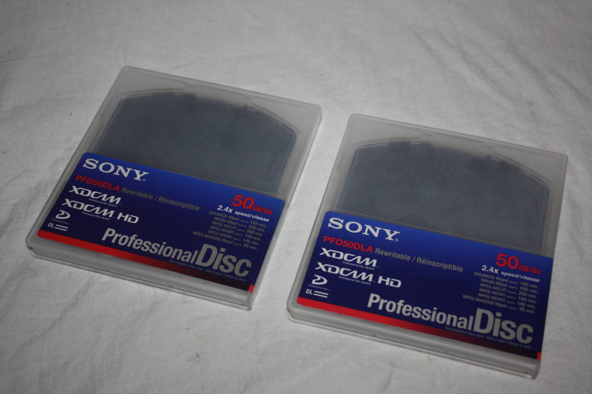 SONY PFD50DLA XDCAM Disc Set of 2 Multicolor Used From Japan | eBay
