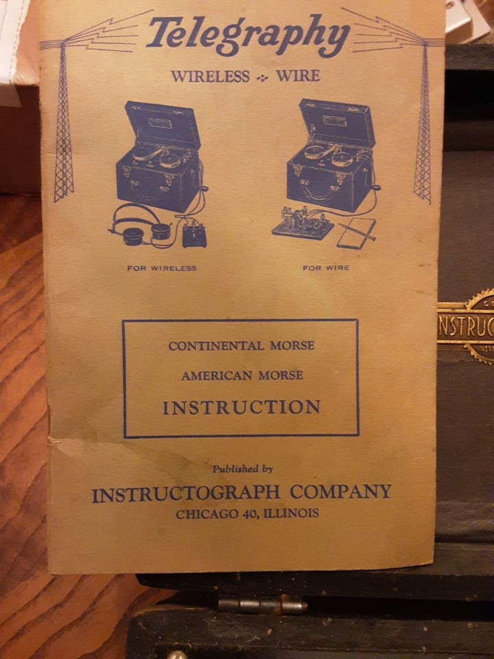 Instructograph Vintage Ham Radio Morse Code CW Trainer w/ Tapes + Manual | eBay