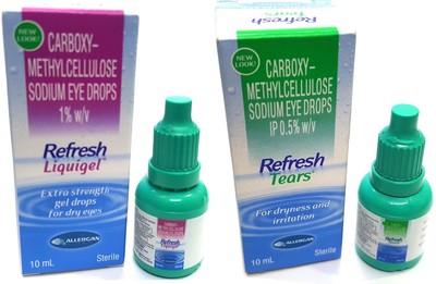 Refresh Liquigel Extra Strength Gel Drops + Tears Lubricant Eye Drop 10 ...