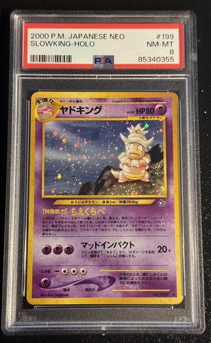 Pokemon TCG Slowking (#199) Neo Genesis Japanese PSA 8 (Gold, Silver ...