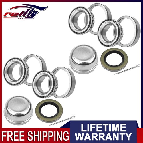 2 Set Fits for 1-1/16'' Axles Trailer Wheel Hub Bearings Kit L44649 ...