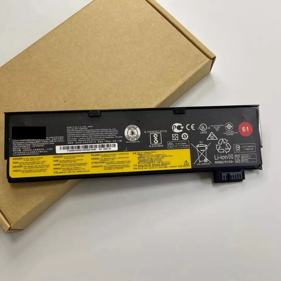 Original 24Wh 01AV424 Battery For Lenovo ThinkPad T470 T480 P51s P52s ...