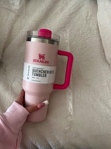 Stanley 40oz Flamingo Pink Tumbler Stainless Steel H2.0 FlowState ...