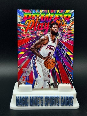 Paul George 2025-26 Topps Basketball #PP-11 Power Players Holo Foil SP ...
