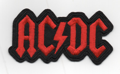 ACDC AC/DC motif embroidered (material) Iron ons BRAND NEW | eBay Australia