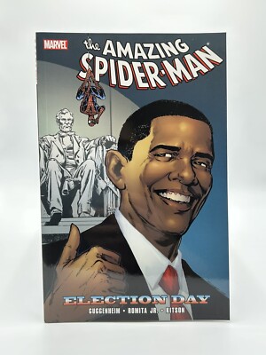 New The Amazing Spider-Man Election Day Barrack Obama Marvel Trade ...