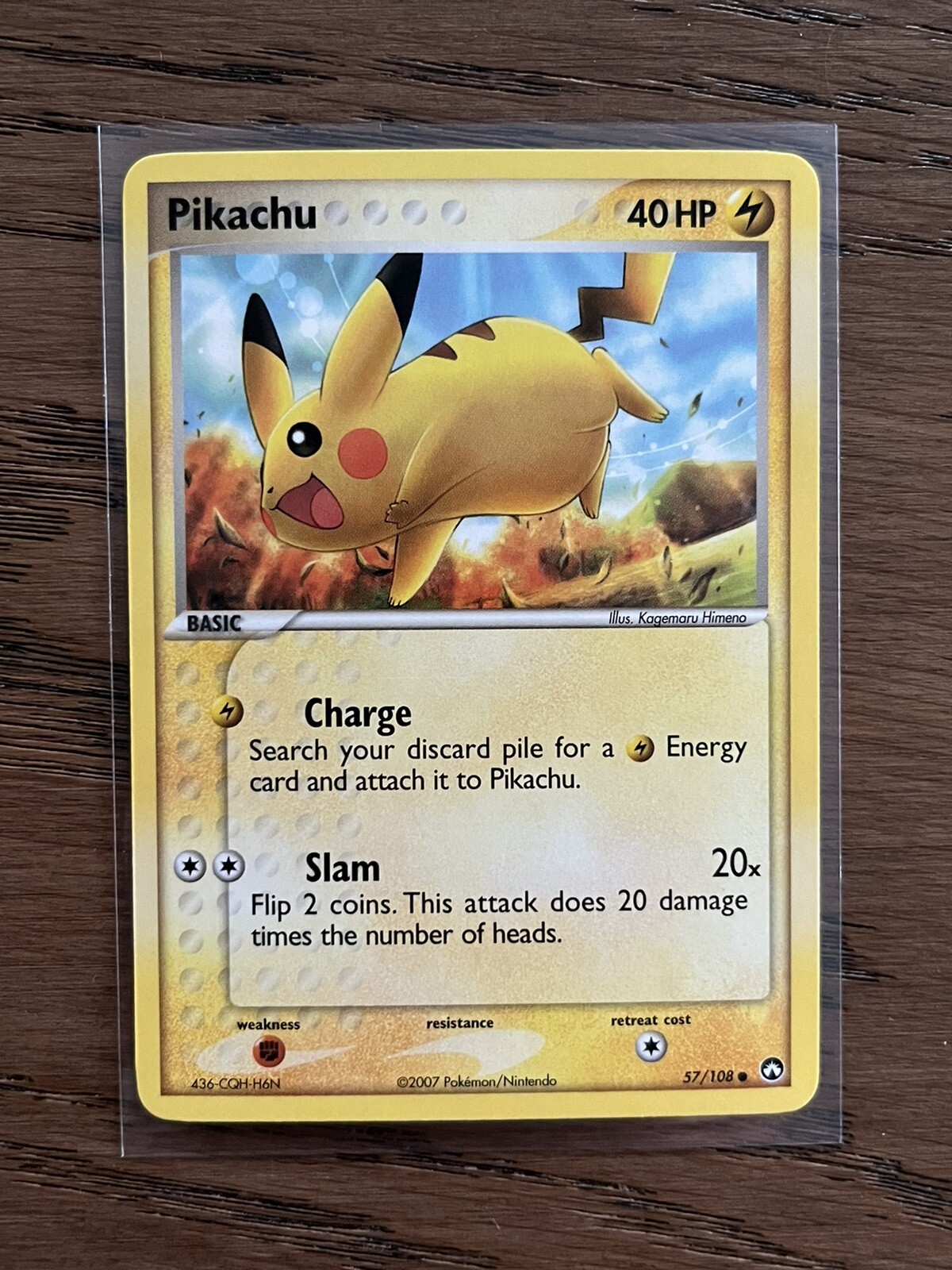 🔥Pikachu Ex Power Keepers Non-Holo 57/108 Mint 2007 Pokémon Pack Fresh ...