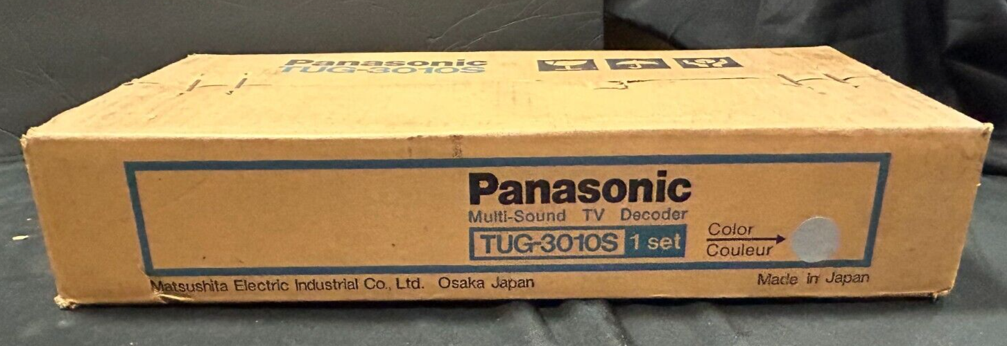 1980S Vintage Electronics Panasonic Multi Sound TV Decoder Model No.TUG ...