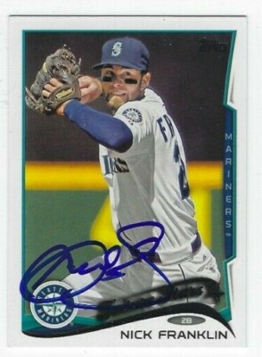 Nick Franklin Autographed 2014 Topps Signed Baseball Card #169 Seattle ...