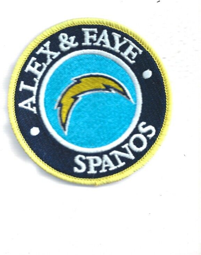 New 3 1/2" Alex & Faye Chargers Memorial Iron on Patch Free Ship | eBay
