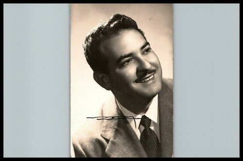 1950s CUBAN CUBA ARTIST ENRIQUE DEL RIO PORTRAIT NARCY POSTCARD Photo J ...