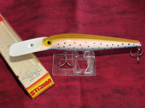 VINTAGE NEW OLD STOCK STORM PRE RAPALA 7" BIG MAC RAINBOW TROUT LURE | eBay