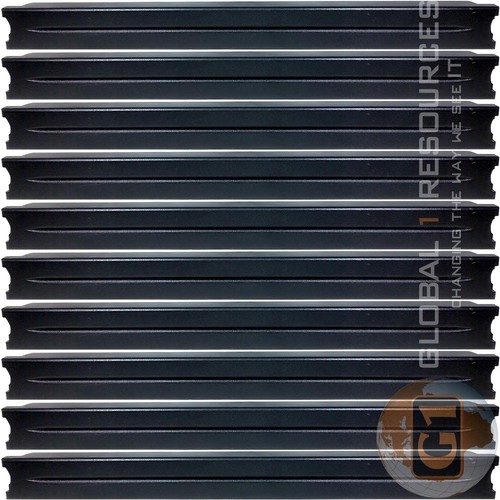 LOT OF 10 APC AR8136BLK Server Rack 1U Tool-less Blanking Filler Panel ...