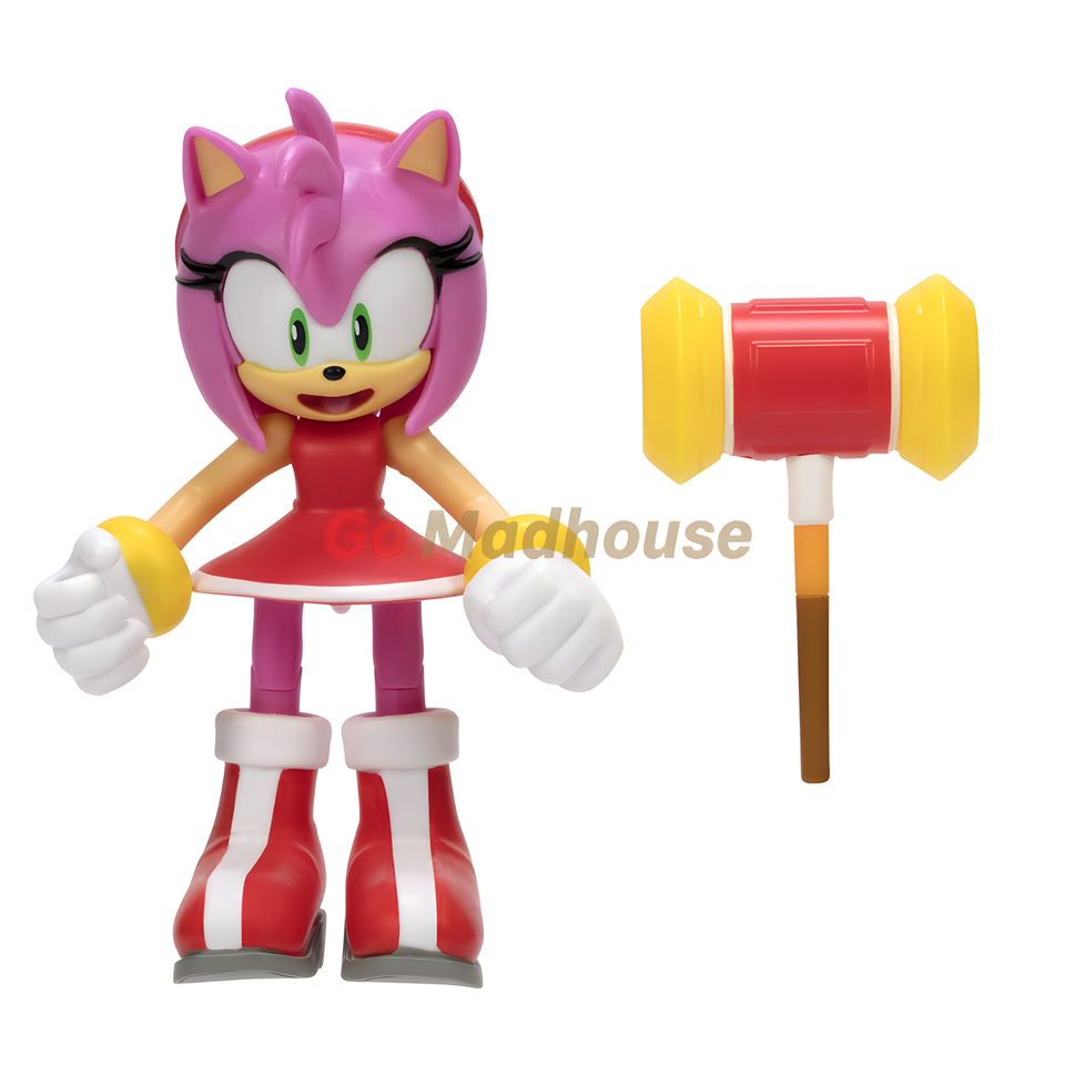 Jakks Pacific Sonic the Hedgehog Amy Rose 4" w/ Hammer Figure Brand New ...