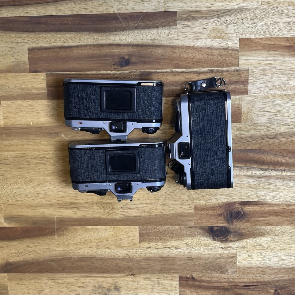 Pentax ME Super Vintage SLR Film Camera Bodies Lot Black and Silver ...