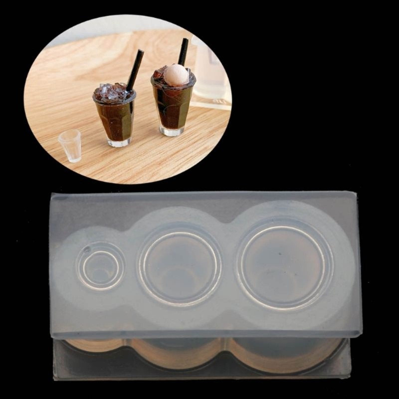 Mini Cup Silicone Molds DIY Crafting Epoxy Resin Mold Mini Dessert ...