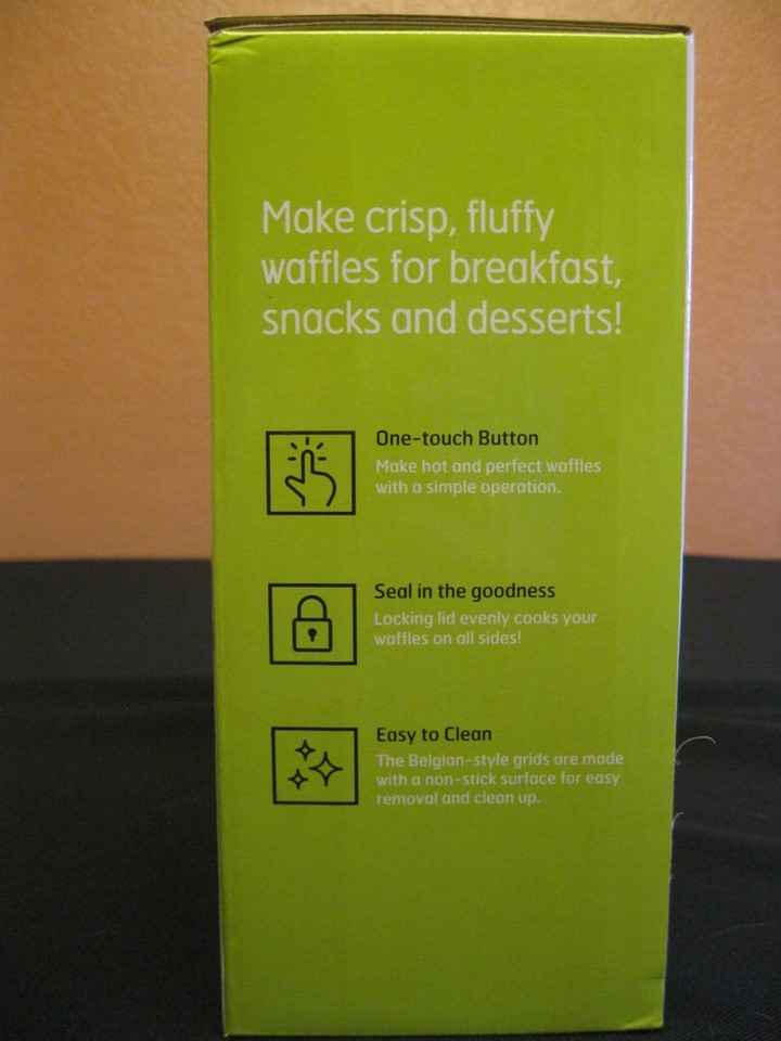 PARINI Belgian Waffle Maker. Non-stick, NEW in Box | eBay