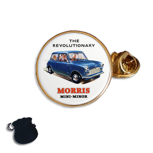 MORRIS MINI MINOR ENAMEL LAPEL PIN BADGE GIFT | eBay UK