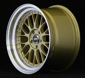 XXR 521 18" x 10J ET25 5x114.3 GOLD WIDE RIMS ALLOYS WHEELS SET x4 BBS ...