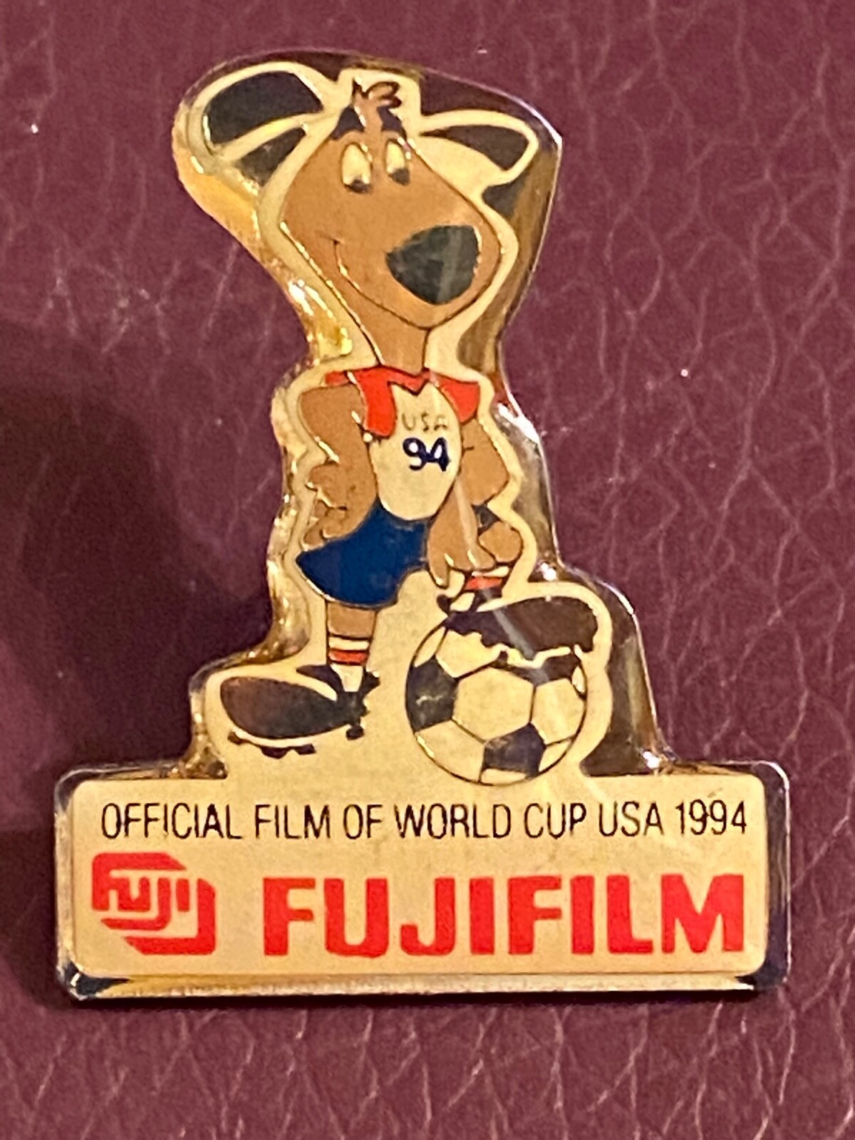 USA 1994 SOCCER WORLD CUP PINS - FUJIFILM SPONSOR MASCOT PIN | eBay