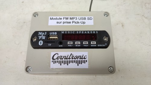 Module, Tuner FM, Lecteur MP3 SD BLUETOOTH, pour poste de radio TSF sur ...