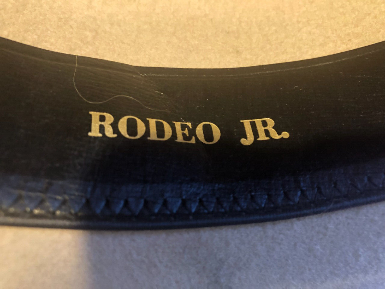 EDDY BROS BROTHERS RODEO JR TAN BEIGE CREAM WESTERN COWBOY HAT SIZE 6 7 ...