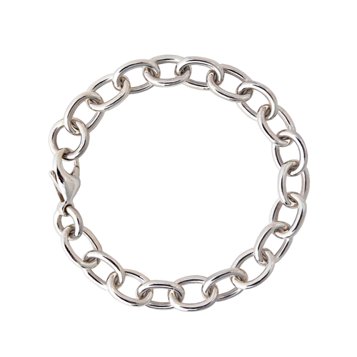 Sterling Silver Cable Chain Bracelet | David Jonns | eBay UK