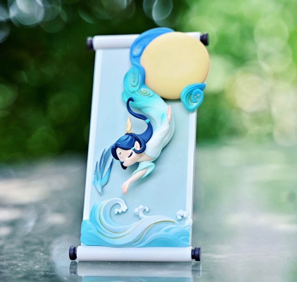 52TOYS Sleep Chinese Scrolls Series Confirmed Blind Box Figure Art Toy ...