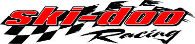 Ski-doo racing checker snowmobile sticker decal red 11"x48" | eBay