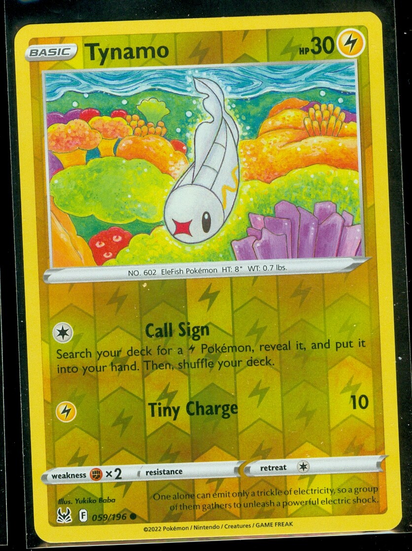 Pokemon TYNAMO 059/196 - Lost Origin - Rev Holo - - MINT | eBay