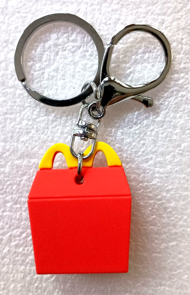 McDonald's Restaurants Kids Happy Meal Box Fast Food Employee Key Chain ...