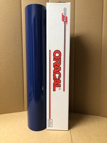 Oracal 651 1 Roll 24"x10yd(30ft) Dark Blue 050 Gloss Sign Vinyl | eBay