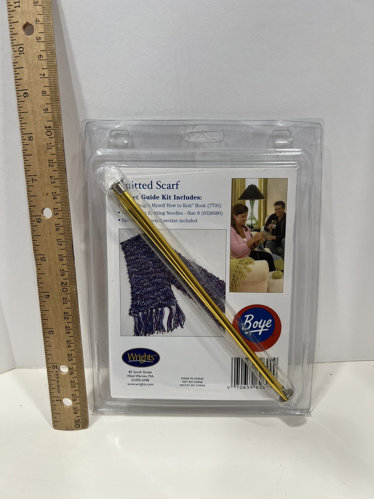 Boye "I Taught Myself to Knit" With Size 8 Knitting Needles, New | eBay