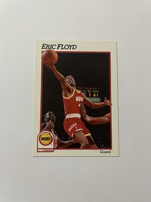 1991-92 NBA Hoops Basketball Card #75 Eric Floyd Houston Rockets | eBay