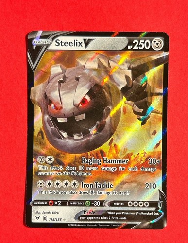 Steelix V ~ Pokemon Vivid Voltage ~ Full Art Holo 115/185 | eBay
