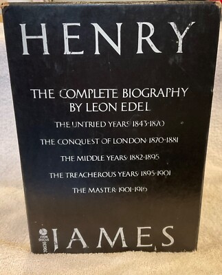 Complete boxed set Henry James biography 2nd printing, no writing ...