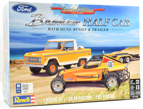 Revell Ford Bronco Half Cab - Sandman II W/ Buggy & Trailer 1/25 Model ...