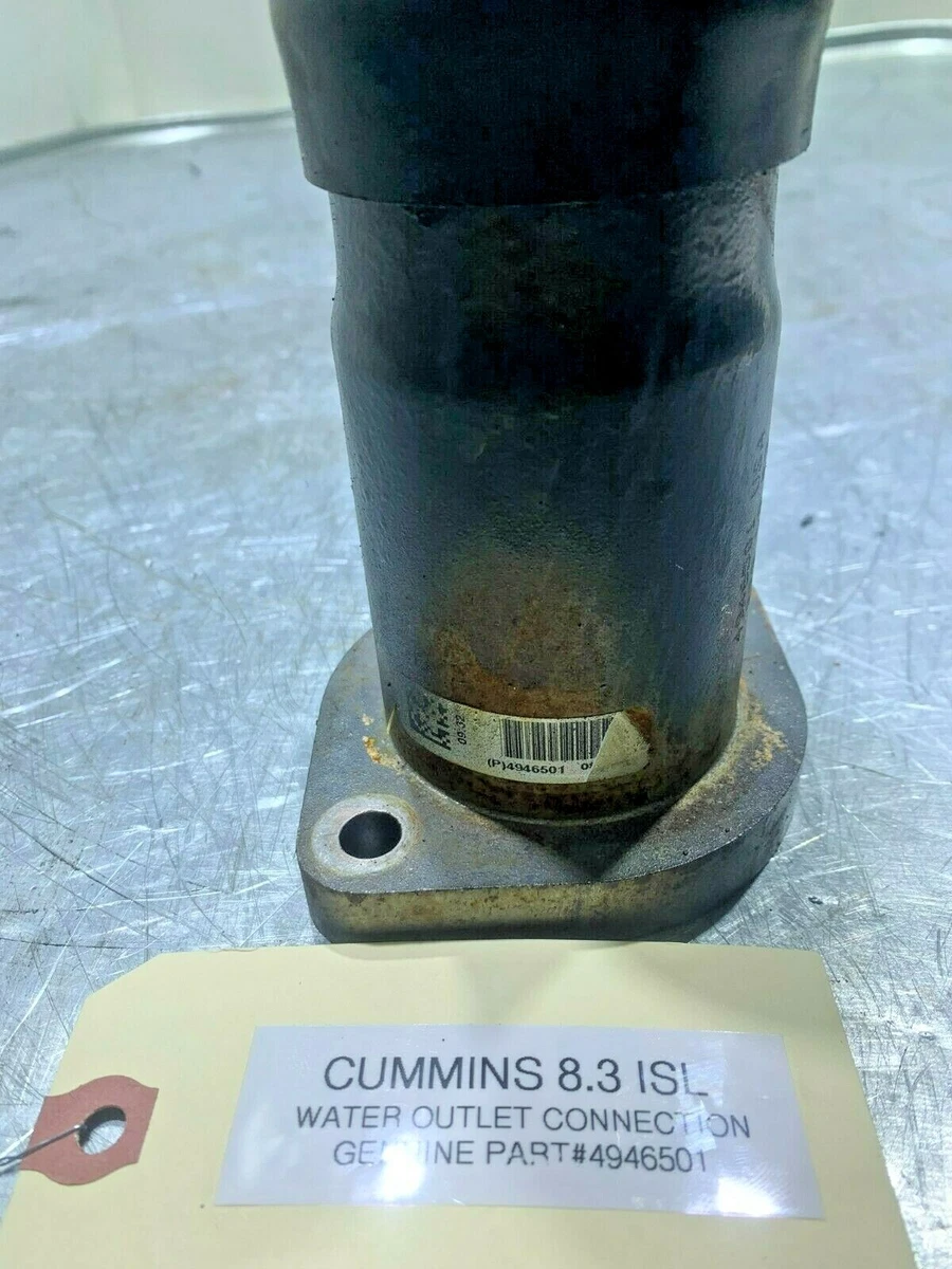 CUMMINS ISL DIESEL ENGINE WATER OUTLET CONNECTION W/, 58% OFF