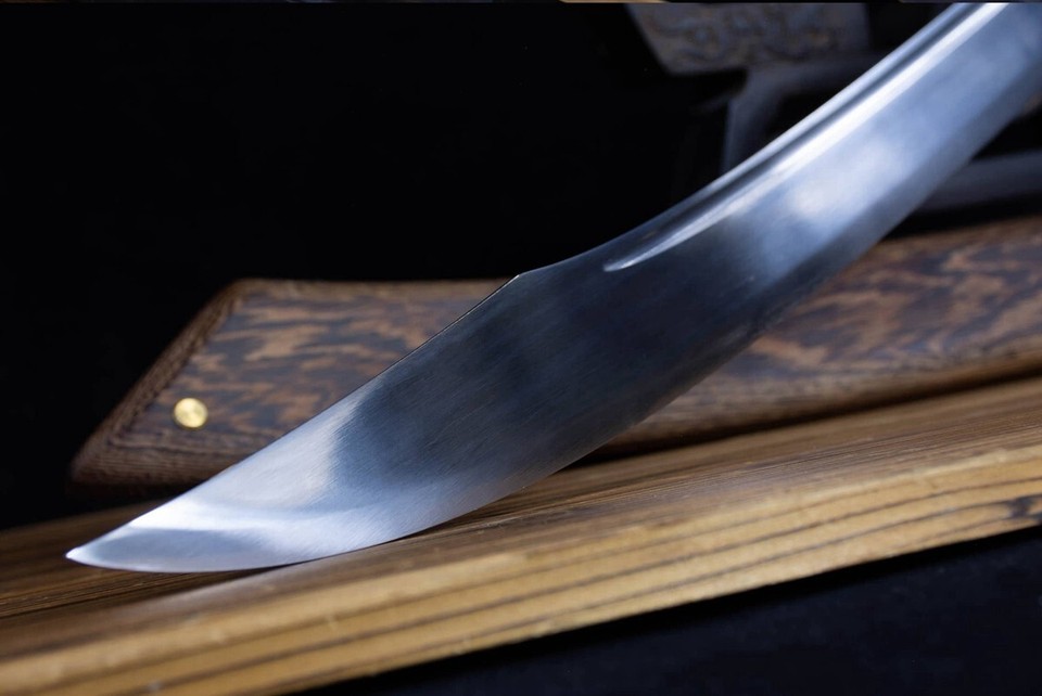 Battle Ready Chinese Kung Fu Sword Wushu Broadsword 1095 Carbon Steel ...