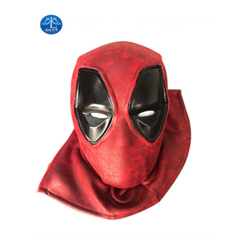 Marvel Deadpool Cosplay Mask A Pair of Black Gloves Accessories Props ...