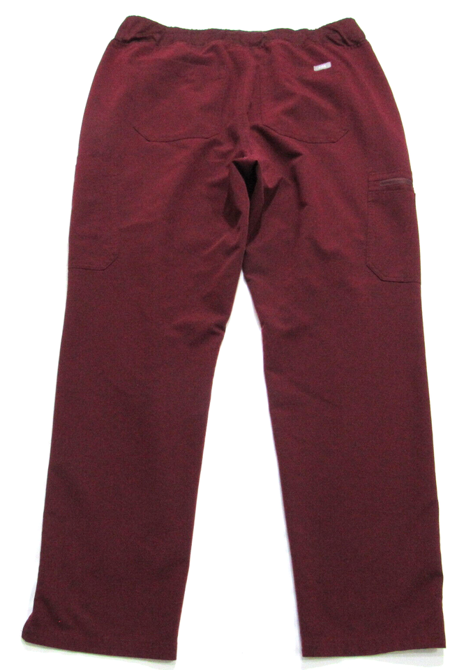 Figs Women Scrub Bottoms 2XL Red Burgundy Yola Skinny Pants * | eBay