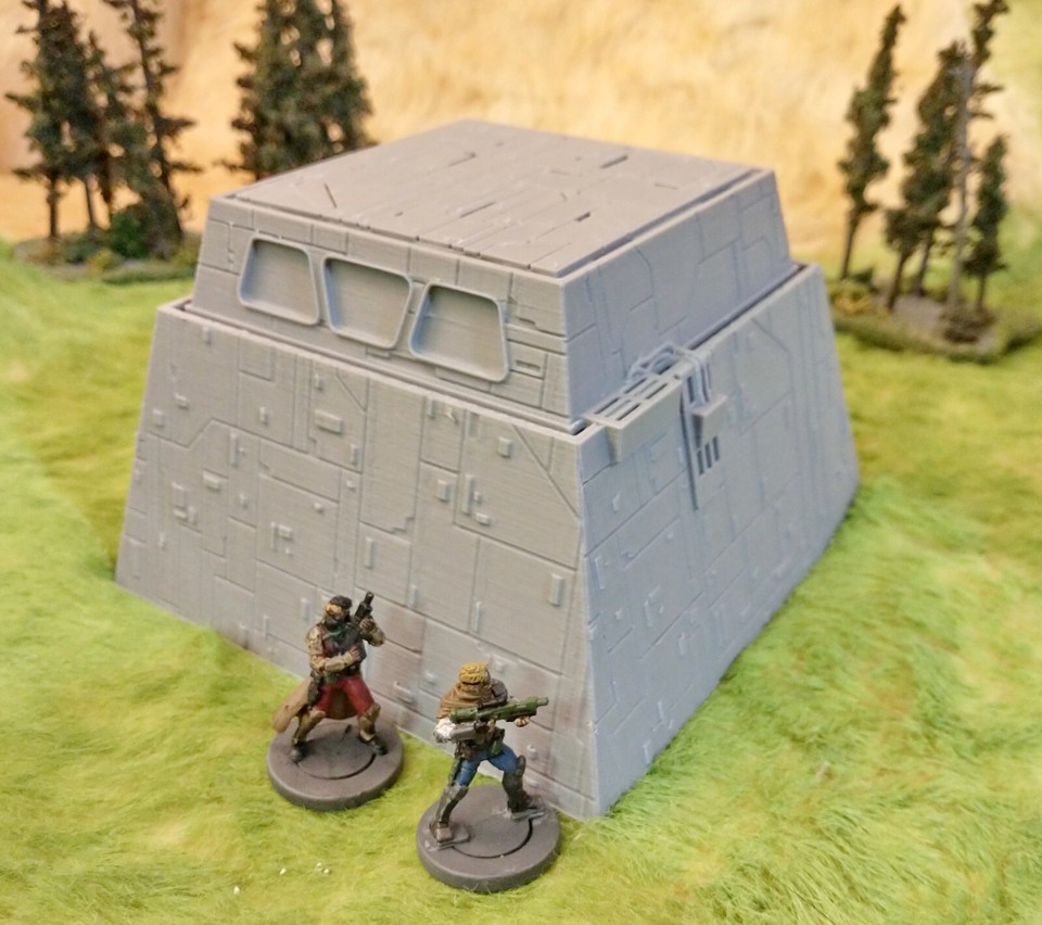 Imperial Hab Module 28mm Sci-fi Terrain 40K Star Wars Legion ...