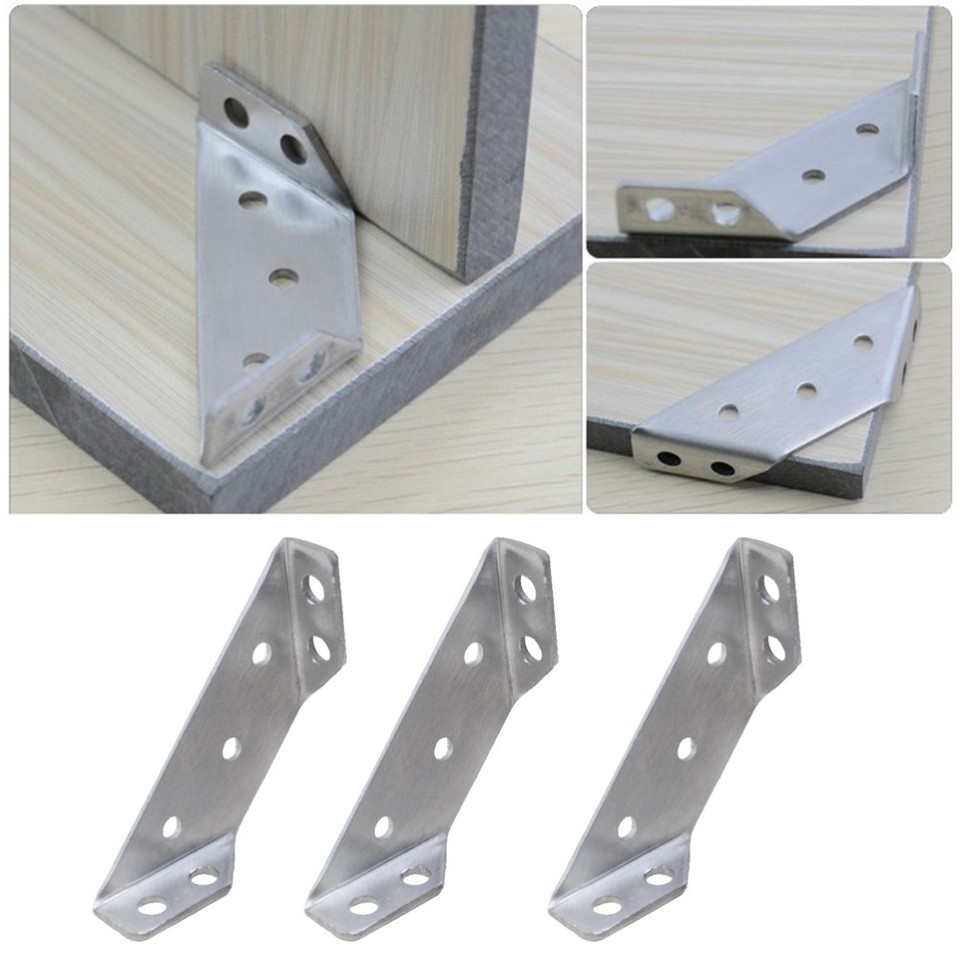 5pcs Durable 90 Degree Metal Bracket Support for Corner Reinforcement ...