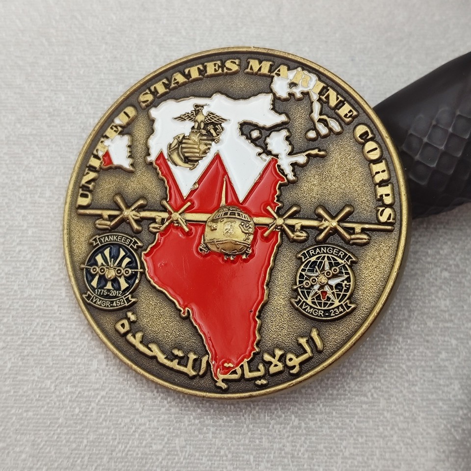 United States Marine Corps Det Fox VMGR 686 Challenge Coin | eBay