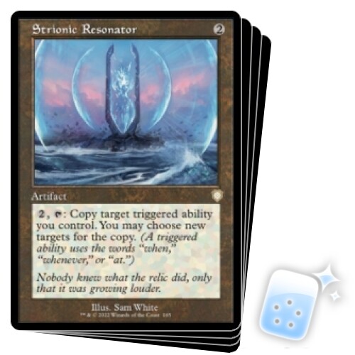 STRIONIC RESONATOR X4 The Brothers' War: Commander Magic MTG MINT CARD ...