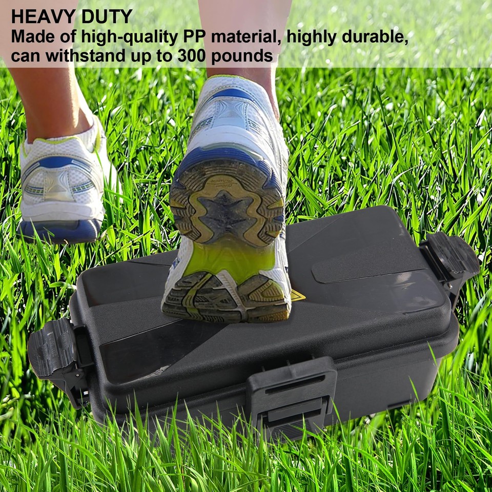 Outdoor Electrical Box Waterproof IP54-rated Outdoor Outlet Box Black ...