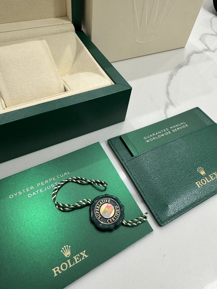Authentic NEW STYLE ROLEX Datejust Watch Box Booklet 179273 179173 ...