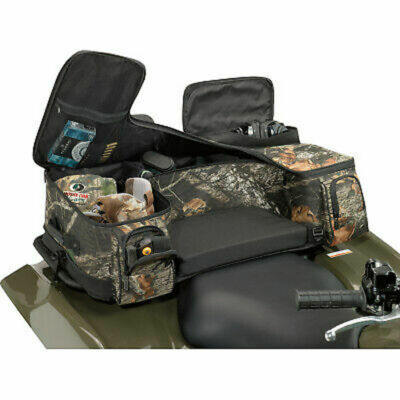 Universal ATV Rear Rack Seat Soft Storage Cargo Bag Mossy Oak Breakup ...